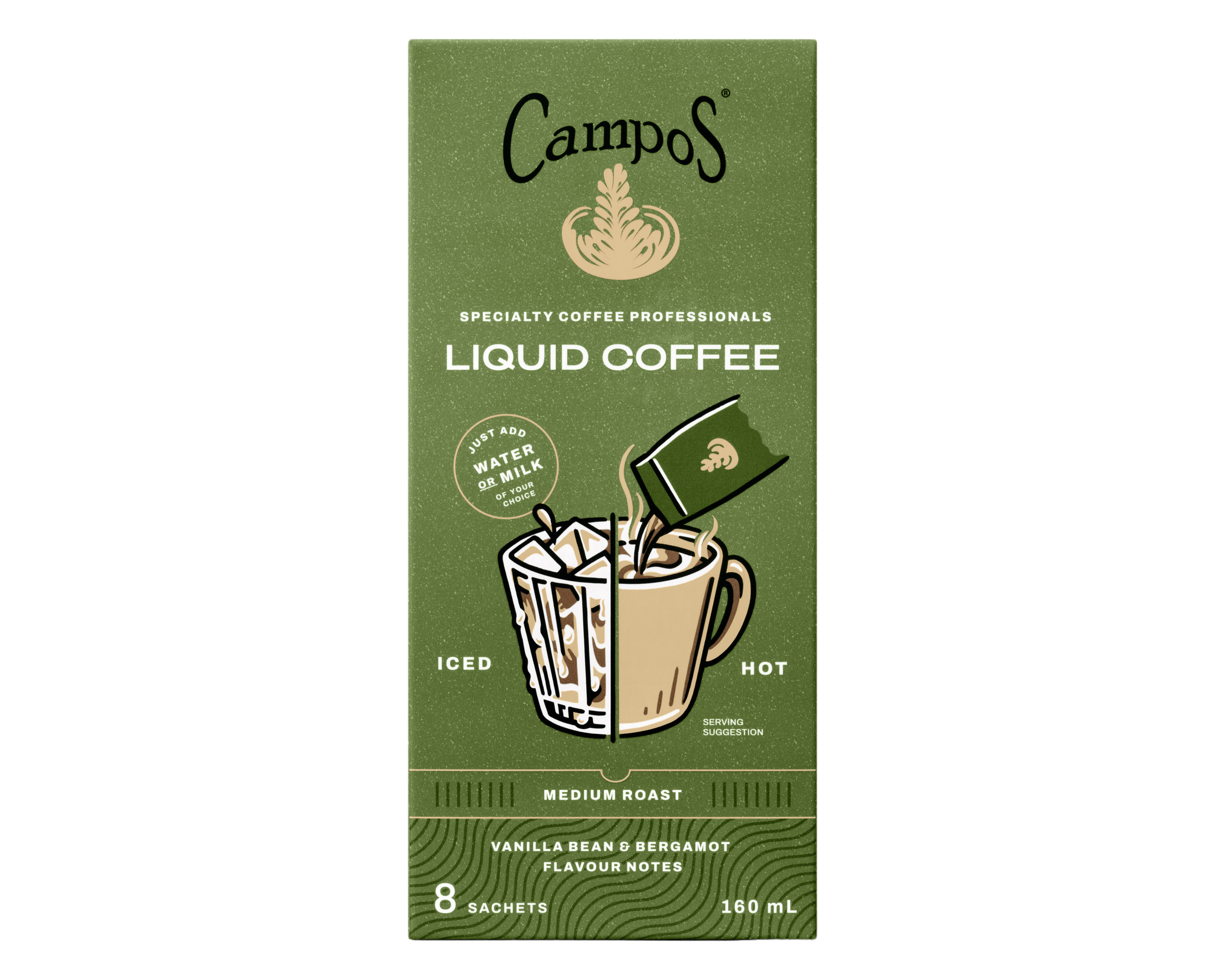 Liquid Coffee Single Serve Sachets | Campos Coffee